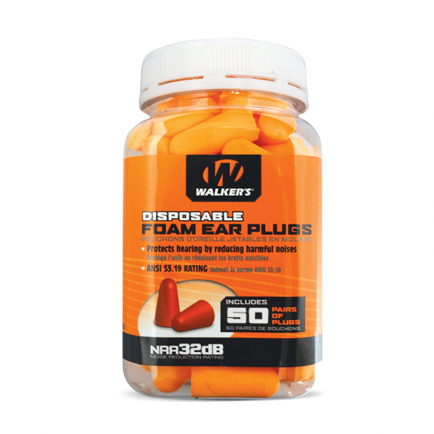 FOAM EAR PLUGS 50 PAIR JAR – Sports Action